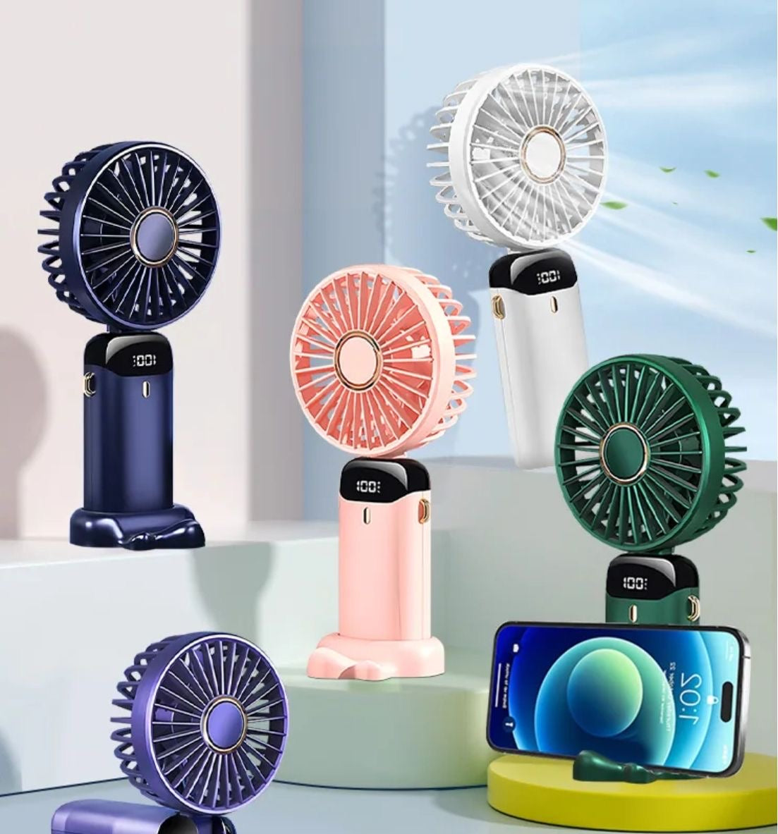 Portable handheld rechargeable fan – Beach Prints Swimwear